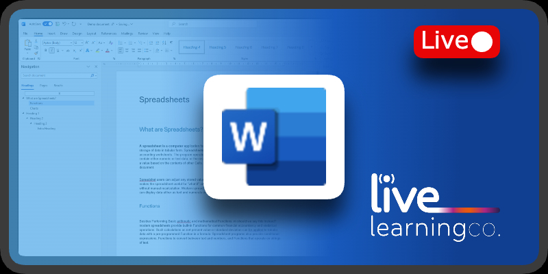 Creating Documents with Microsoft Word - Live Learning Co
